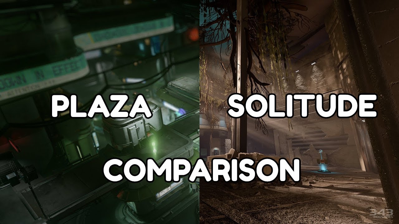 Halo 5 Plaza & Halo Infinite Solitude Comparison - YouTube