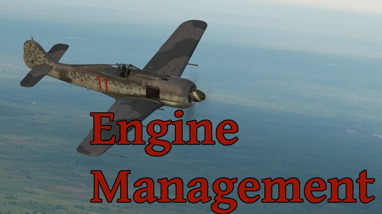 DCS Fw-190 A-8 Engine Management - YouTube