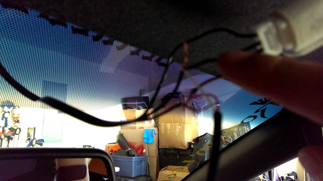 Radar detector to Map light mod (2012 STi) - YouTube