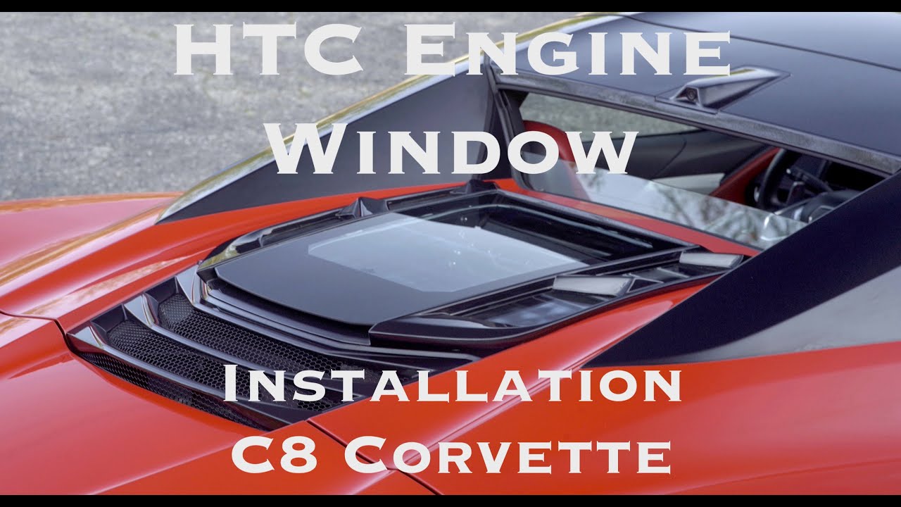 C8 Corvette Hardtop Convertible Engine Window Installation HTC - YouTube