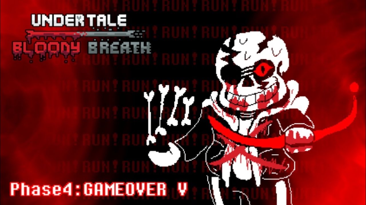 【undertale bloody breath】Phase 4:GAMEOVER V [PV version] - YouTube