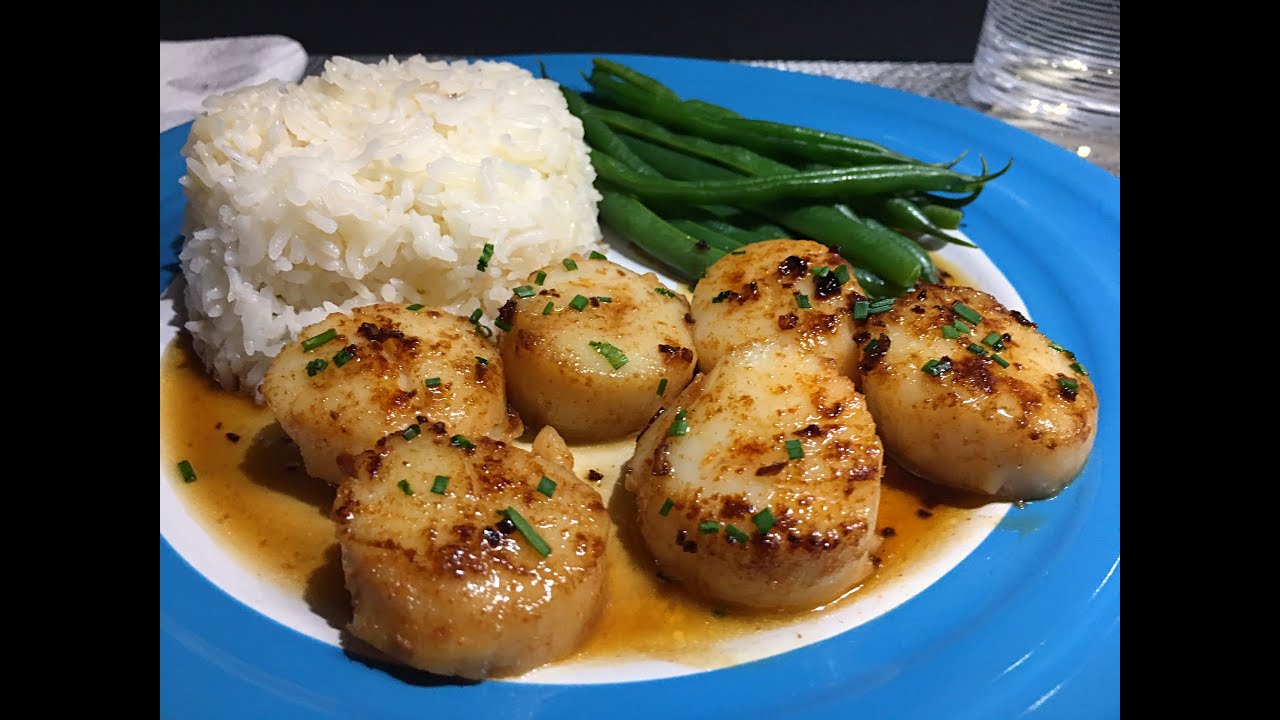 Maple Ginger Scallops Recipe • Quick and Tasty Meal! - Episode 503 ...