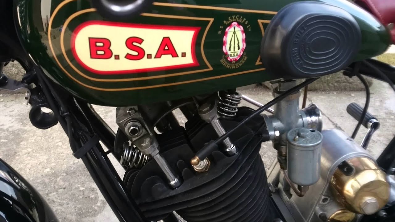 Bsa sloper 500 ohv - YouTube