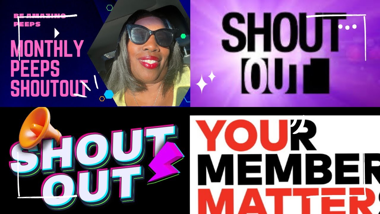 Members ShoutOut Much Love to Each of You #shoutout - YouTube