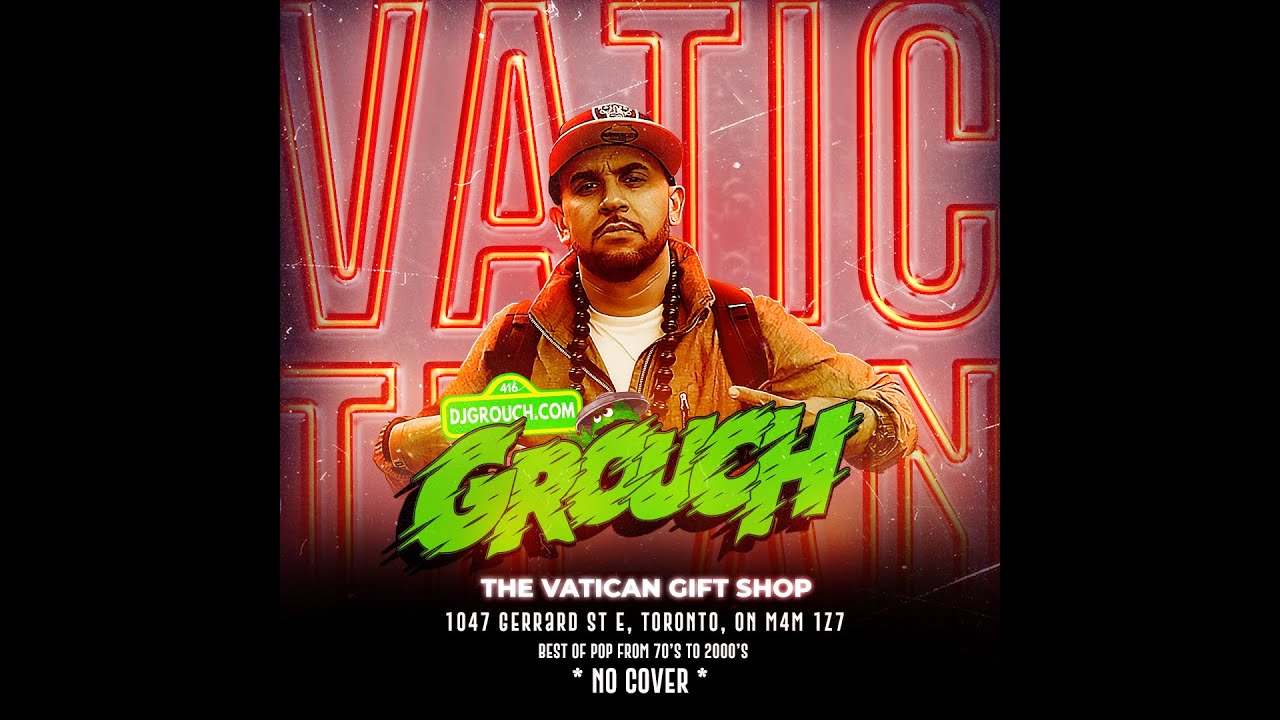 DJ Grouch's Live Set from The Vatican Gift Shop (Toronto) - YouTube