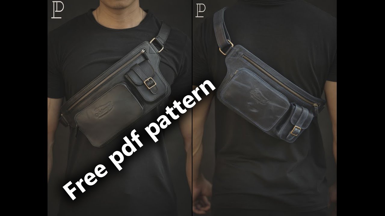 waist bag with free pattern - YouTube