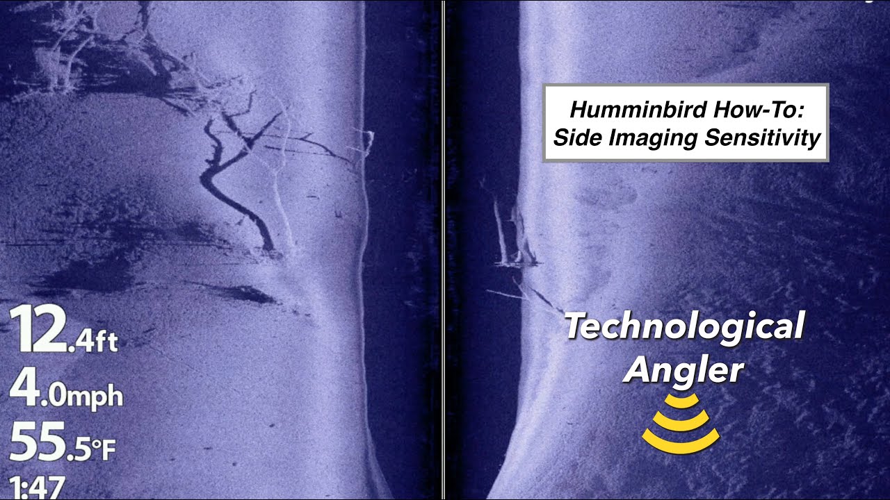 Humminbird HELIX Quick Tip: Side Imaging Sensitivity - YouTube