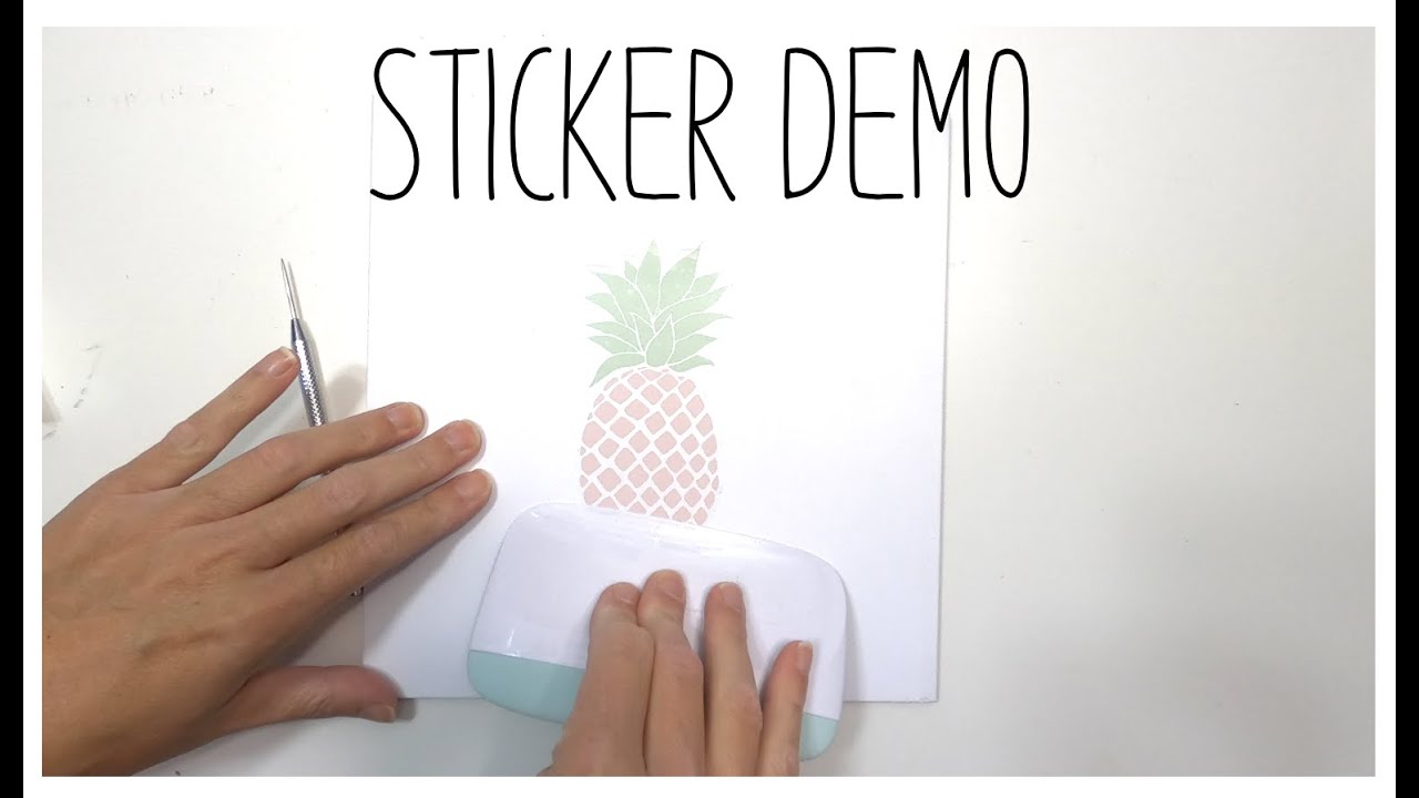 Sticker Demo - YouTube