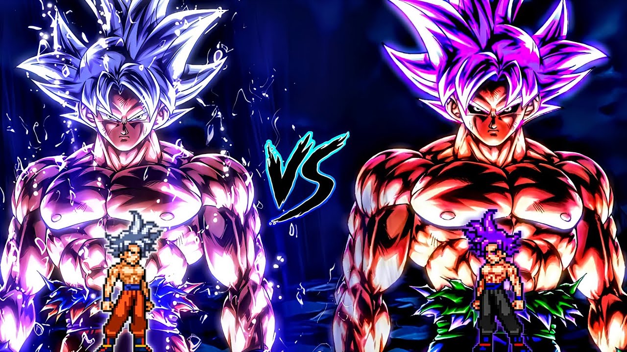 Goku LB V2 OP (all form) (New) VS Goku 1000 Yr Old OP (all form) in ...