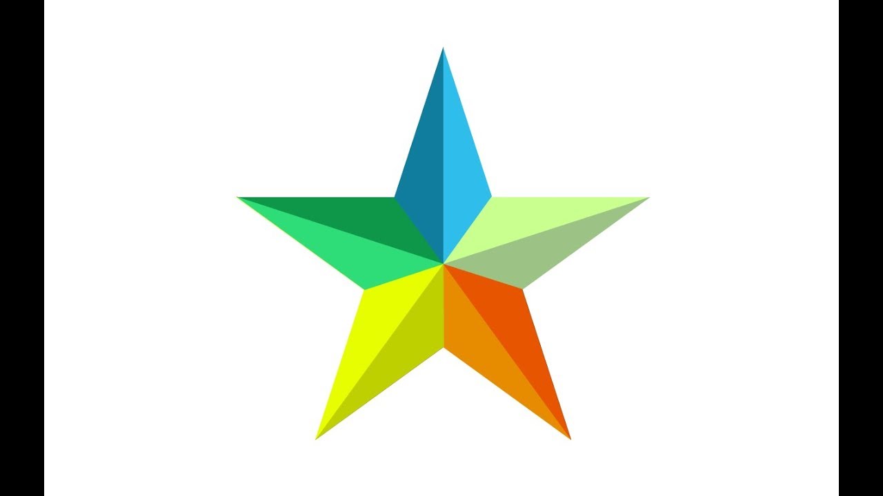 How To Create Star Shape And Apply Different Colors On Illustrator Cc how-to-create-star-shape-and-apply-different-colors-on-illustrator-cc