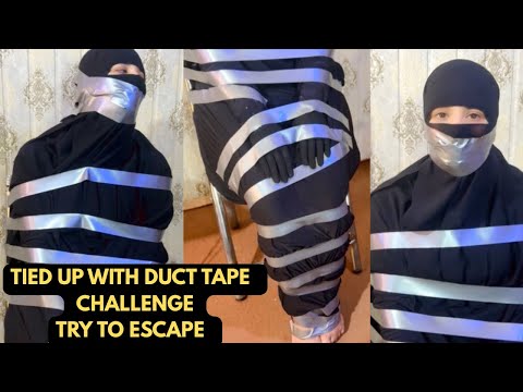 Tied Up With Duct Tape Challenge |OTN Gag| #challenge #tiedup #facecover #gagtalkchallenge