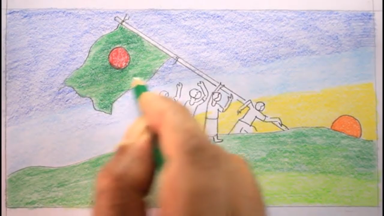 How TO Draw freedom fighter of bangladesh step by step - YouTube
