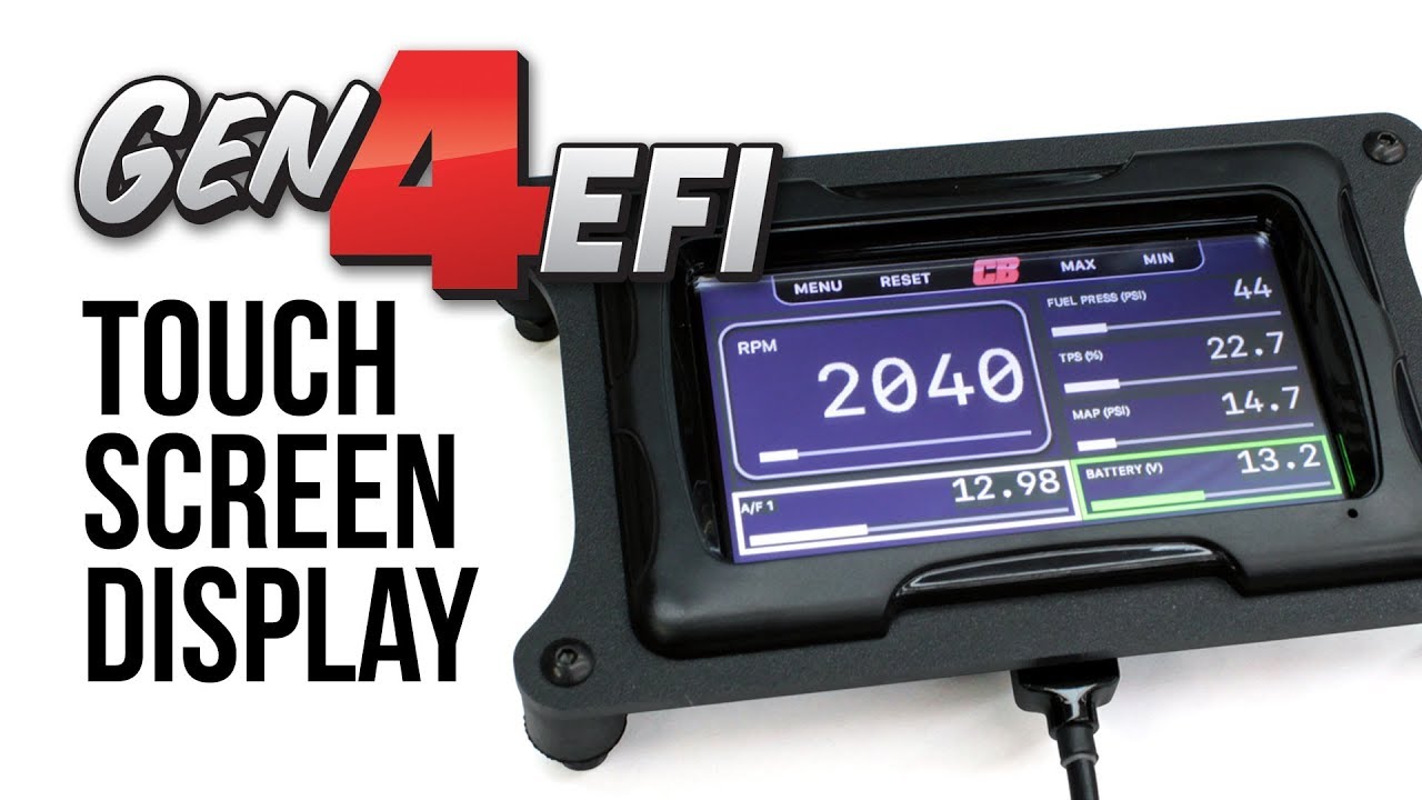 CB Performance Gen4 EFI Touch Screen Display - YouTube