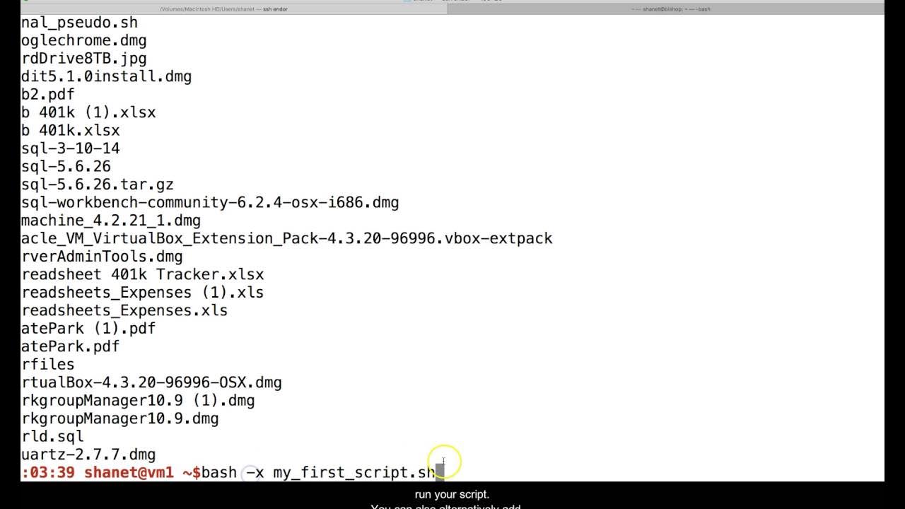 Beginning Shell Scripting - YouTube