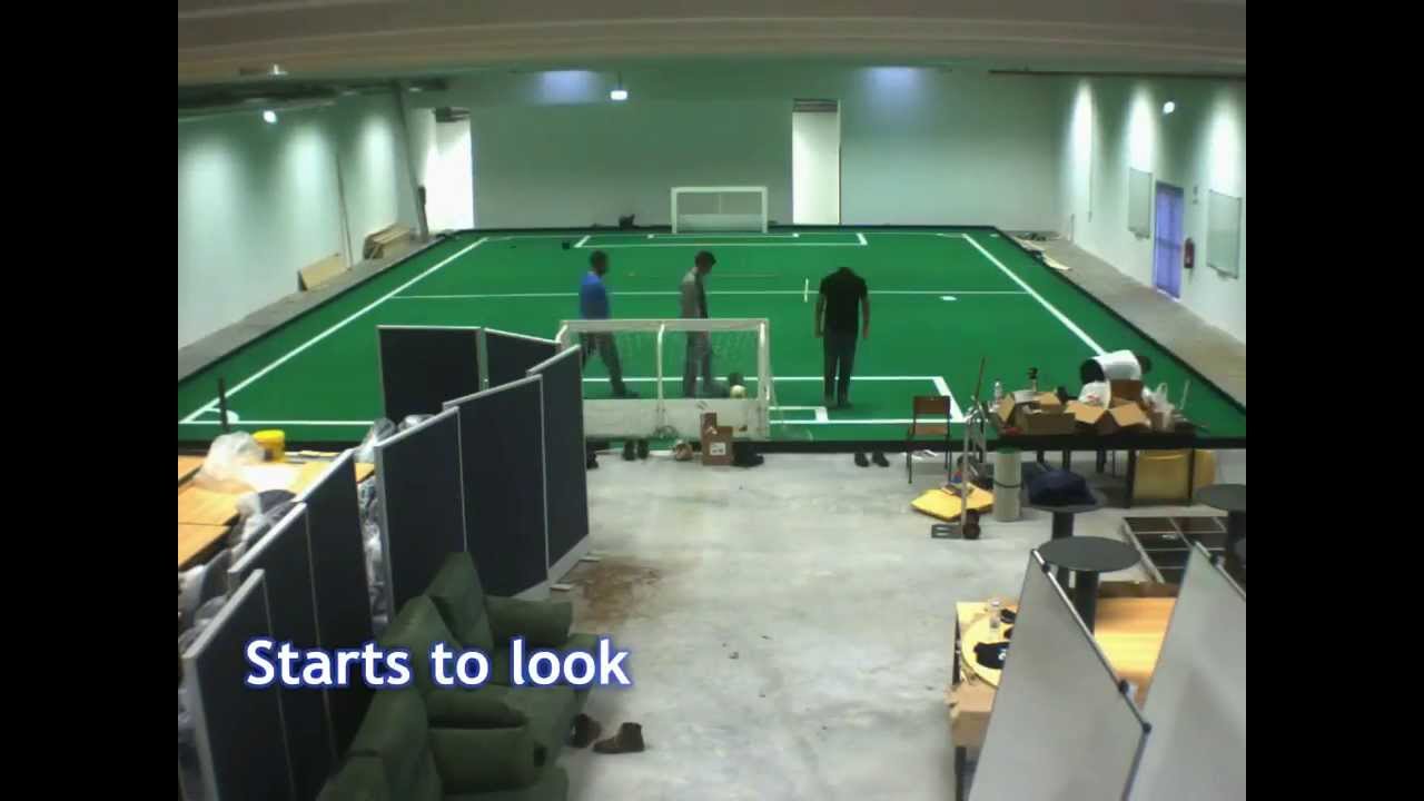 CAMBADA MSL Field Make Off - Phase 2 (Jan. 2014) - YouTube