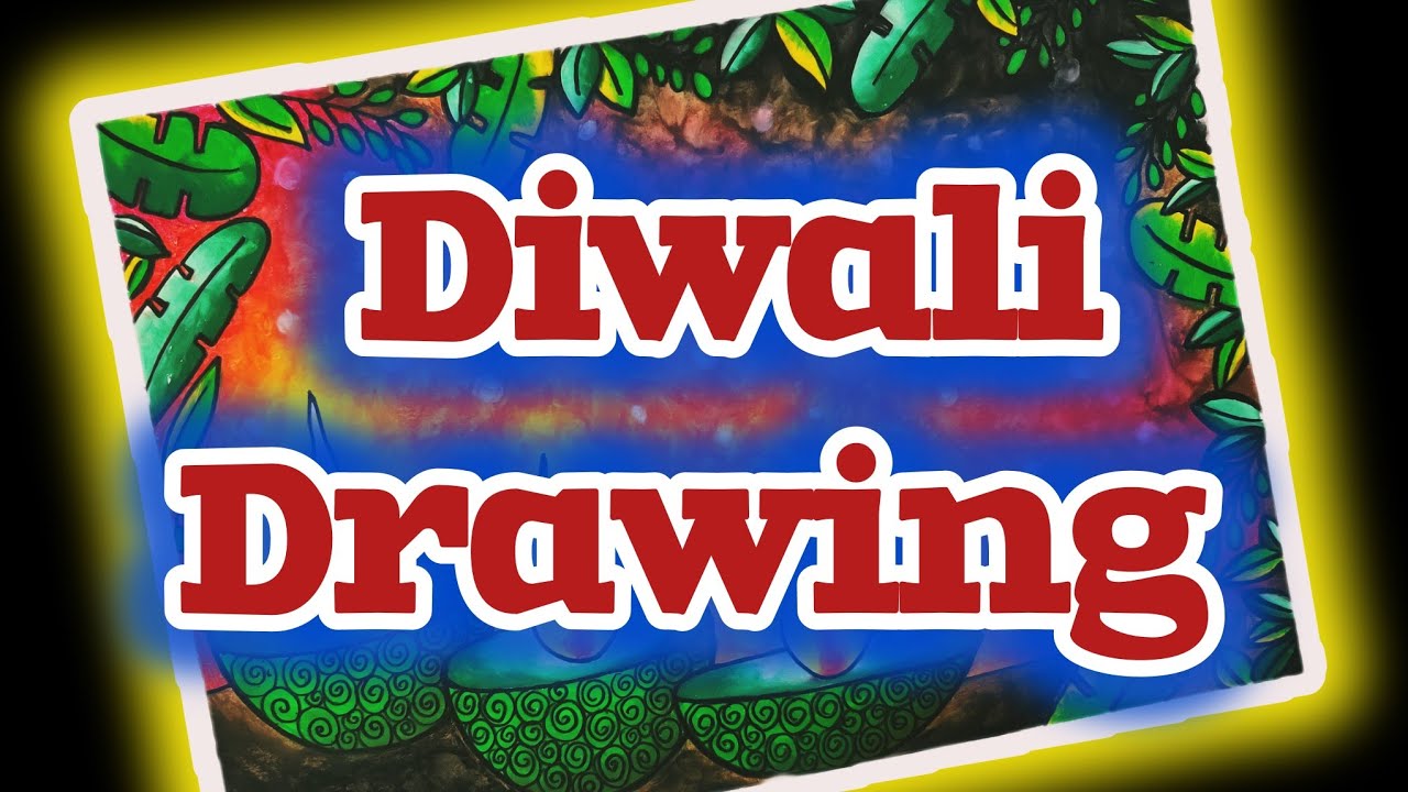Green Diwali Drawing | Diwali Drawing Easy | Eco Friendly Diwali Poster ...