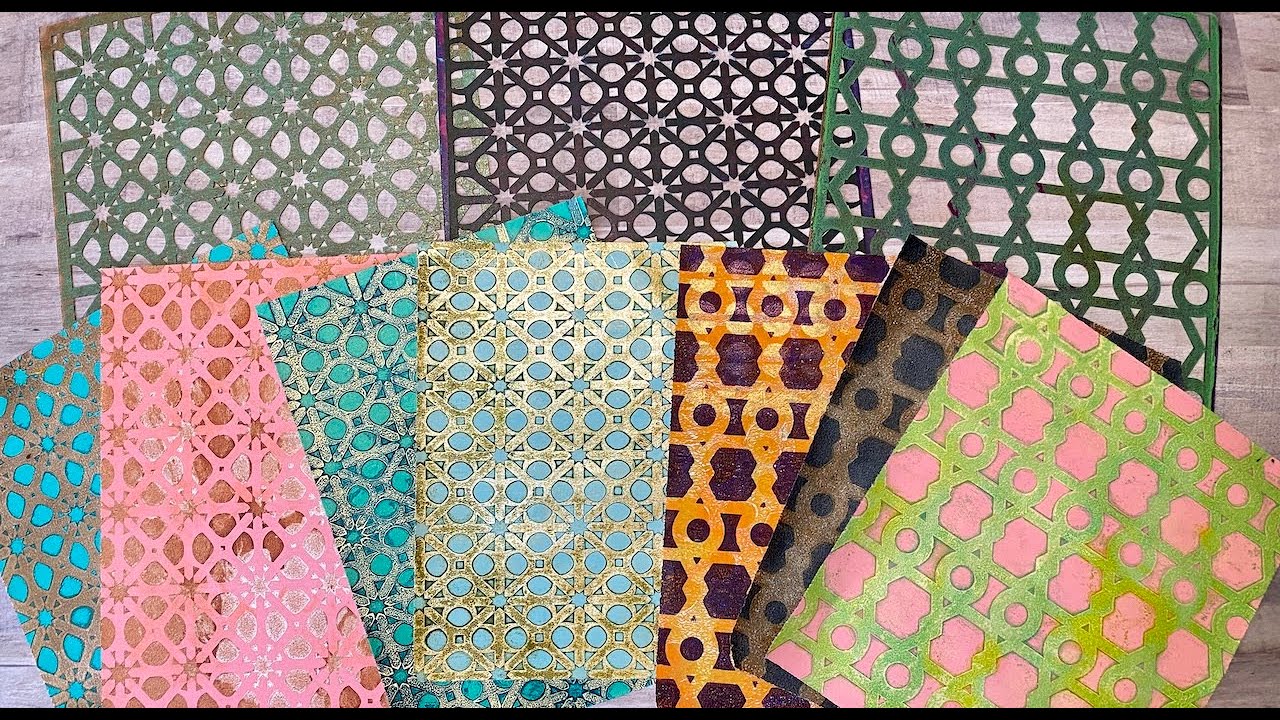 STENCIL MAKING 101 EPISODE 3: Combine Basic Shapes To Create A ...