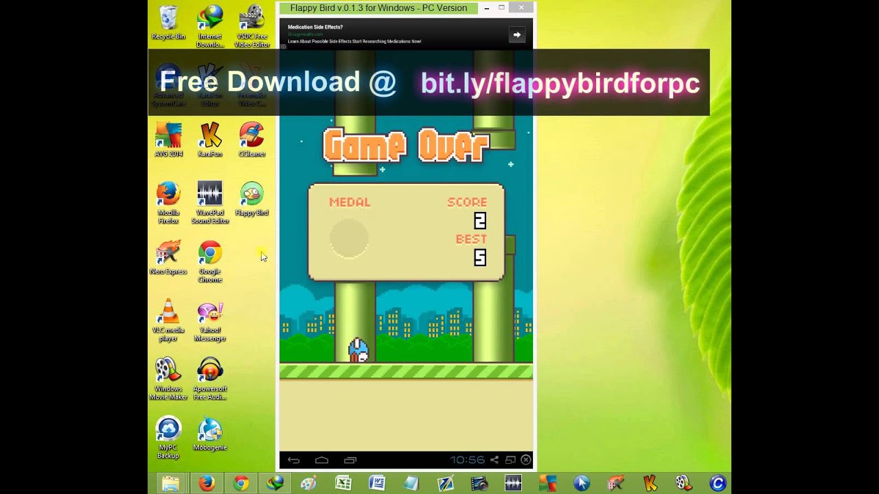Flappy Bird for PC - FREE DOWNLOAD - YouTube