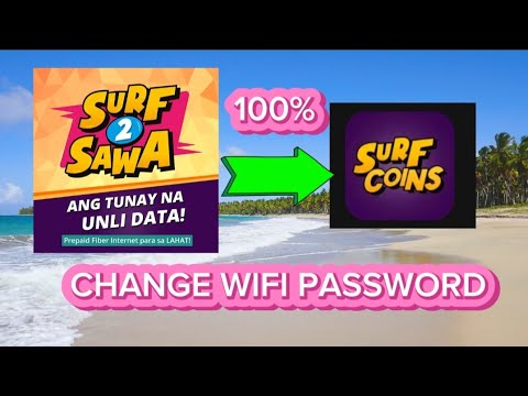 HOW TO CHANGE SURF TO SAWA WIFI PASSWORD? PAANO PALITAN ANG PASSWORD NG ...