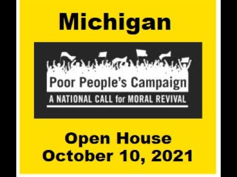 Michigan Poor People's Campaign Open House 2021 - YouTube
