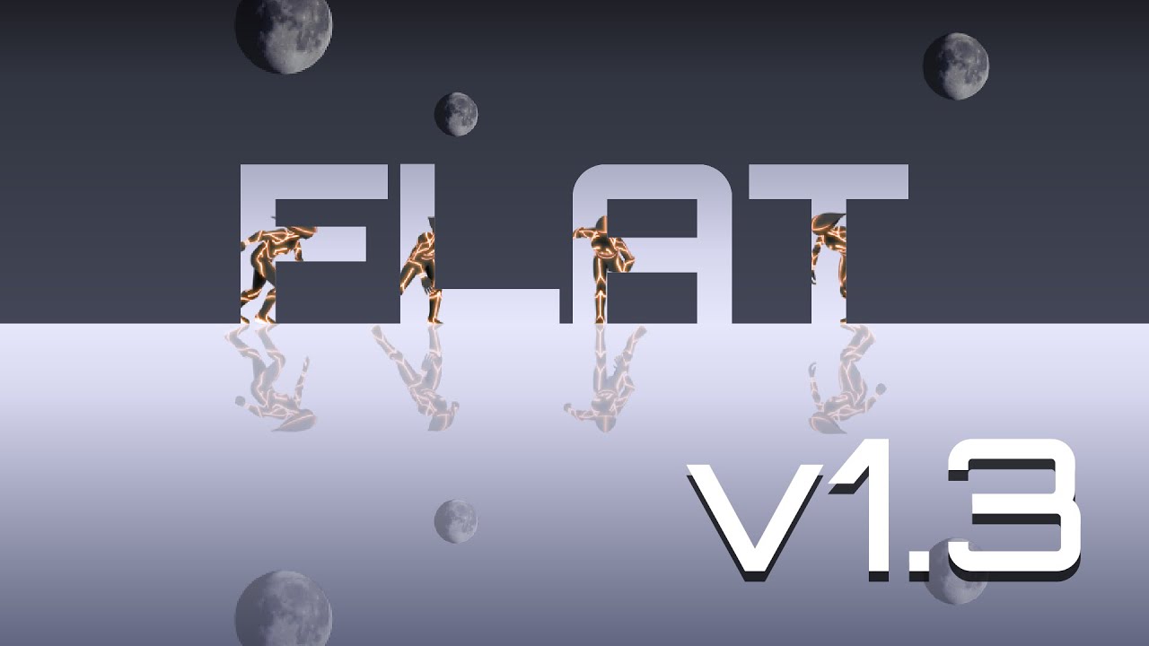 FLAT v1.3 (an experimental sci-fi ice skating FPS) - YouTube