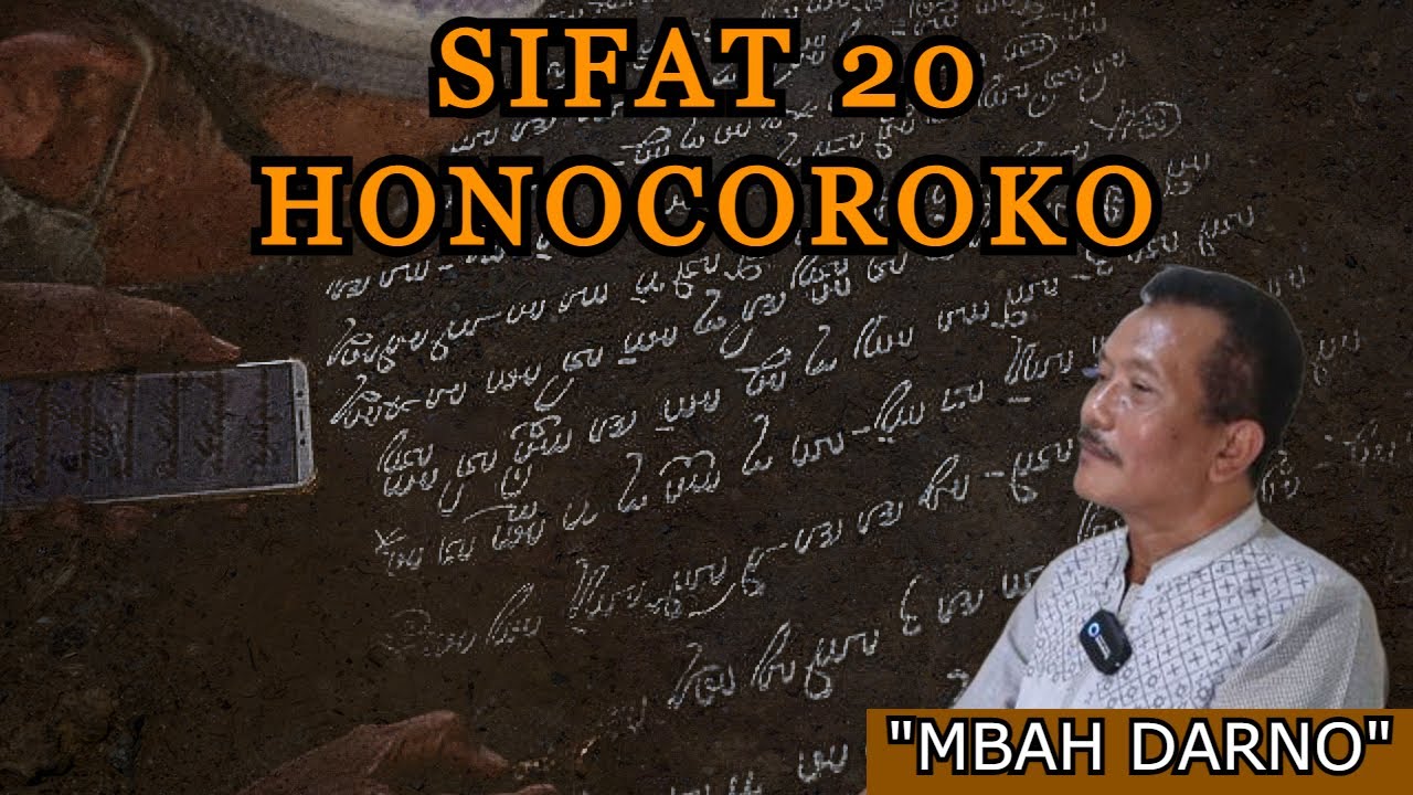 SIFAT 20 HONOCOROKO - MBAH DARNO - YouTube