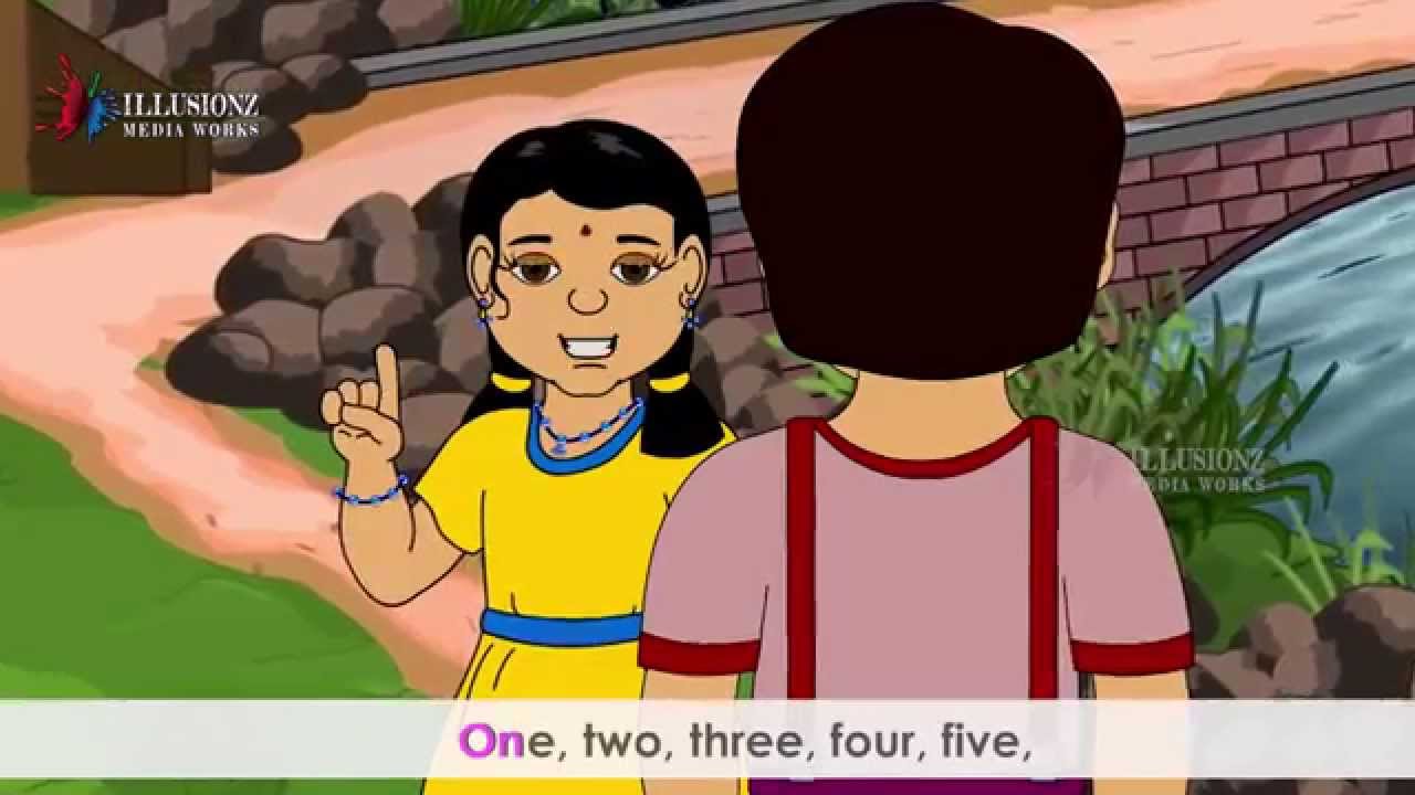 One Two Three - Animated English Rhyme for Kids - YouTube