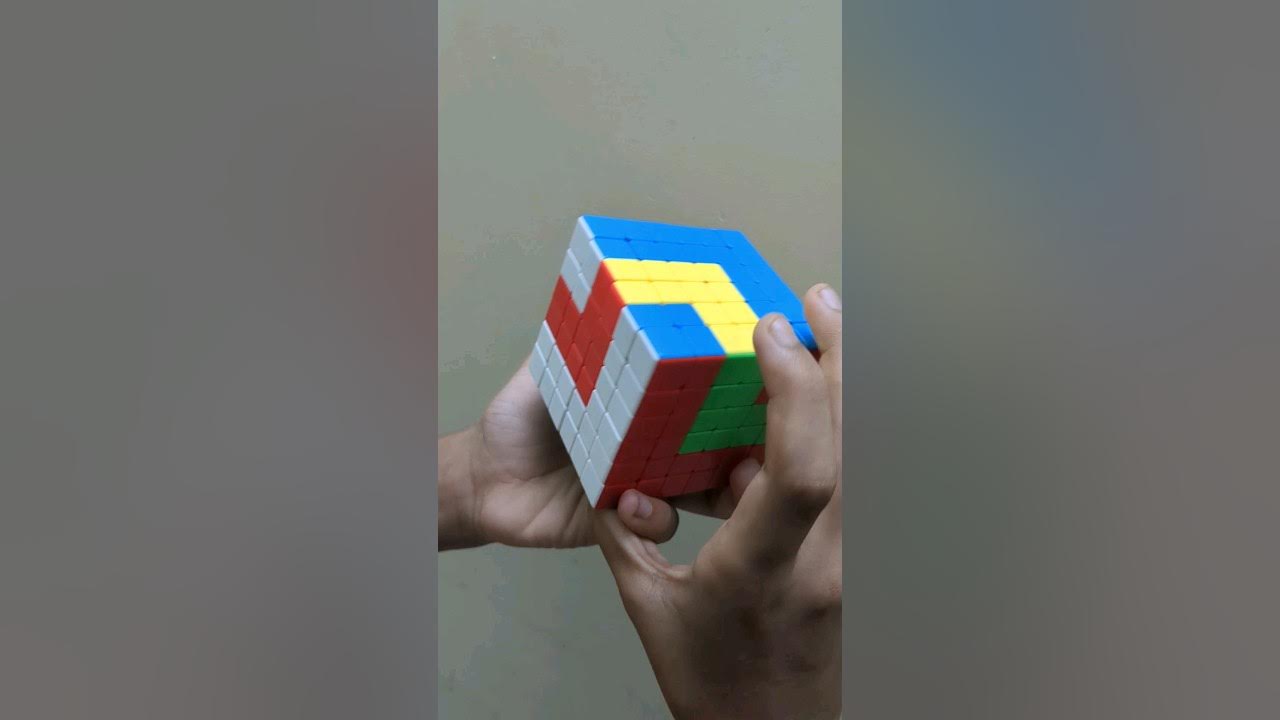 Infinite Anaconda / Infinite python / Infinite snake pattern using 6x6 Rubik's Cube 👌👌Slow Steps ...