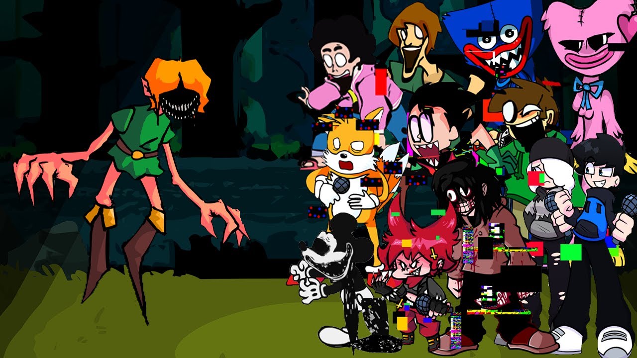 FNF - Sorrow But All Pibby Characters Sing It 🎤 (Every Turn a Different ...
