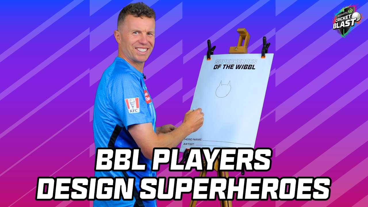 Bat Striker and Slink Sixer? | BBL players design superheroes! - YouTube