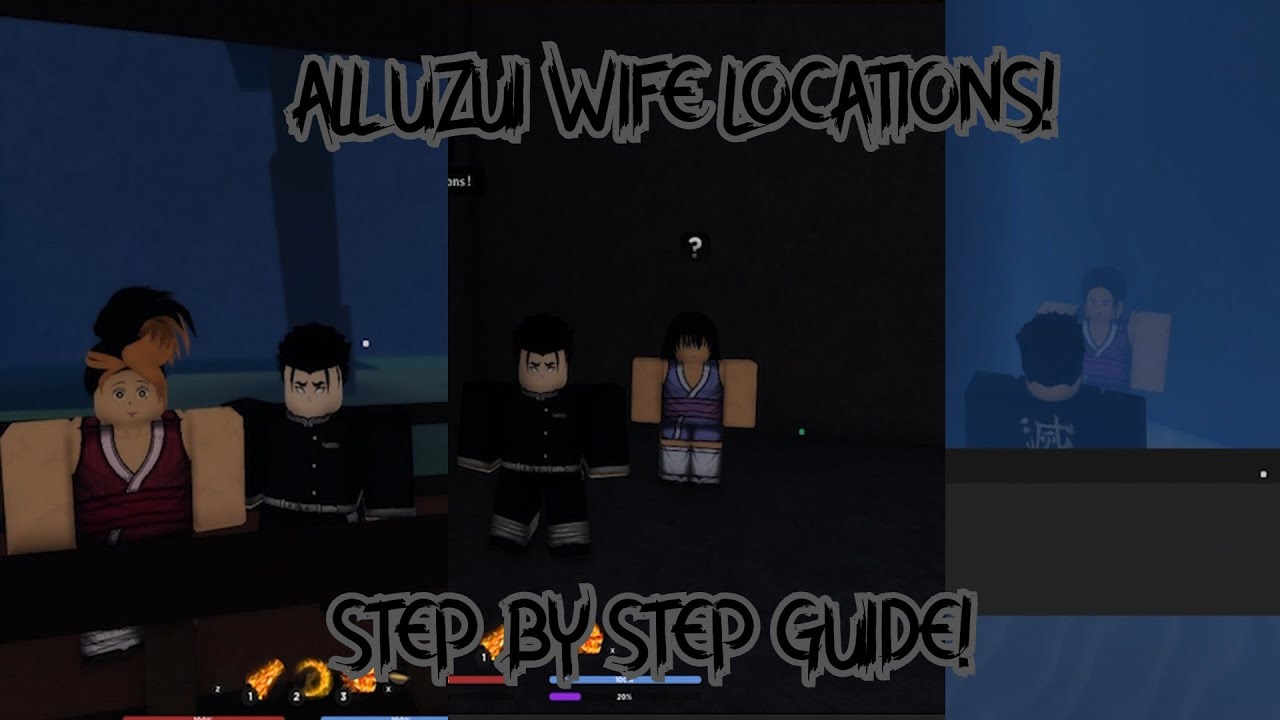 Uzui All Wives Locations! (Suma, Hinatsuru, Makio!) | Roblox DemonFall ...