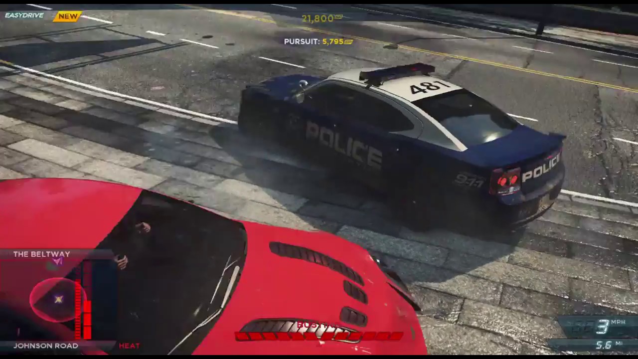 Need for Speed™ Most Wanted cop chases - YouTube