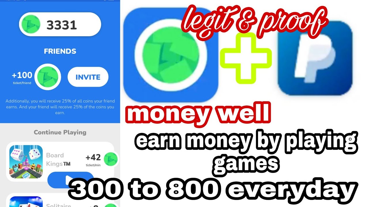 MONEY WELL ( earn money by playing games ) LEGIT APP GCASH - YouTube
