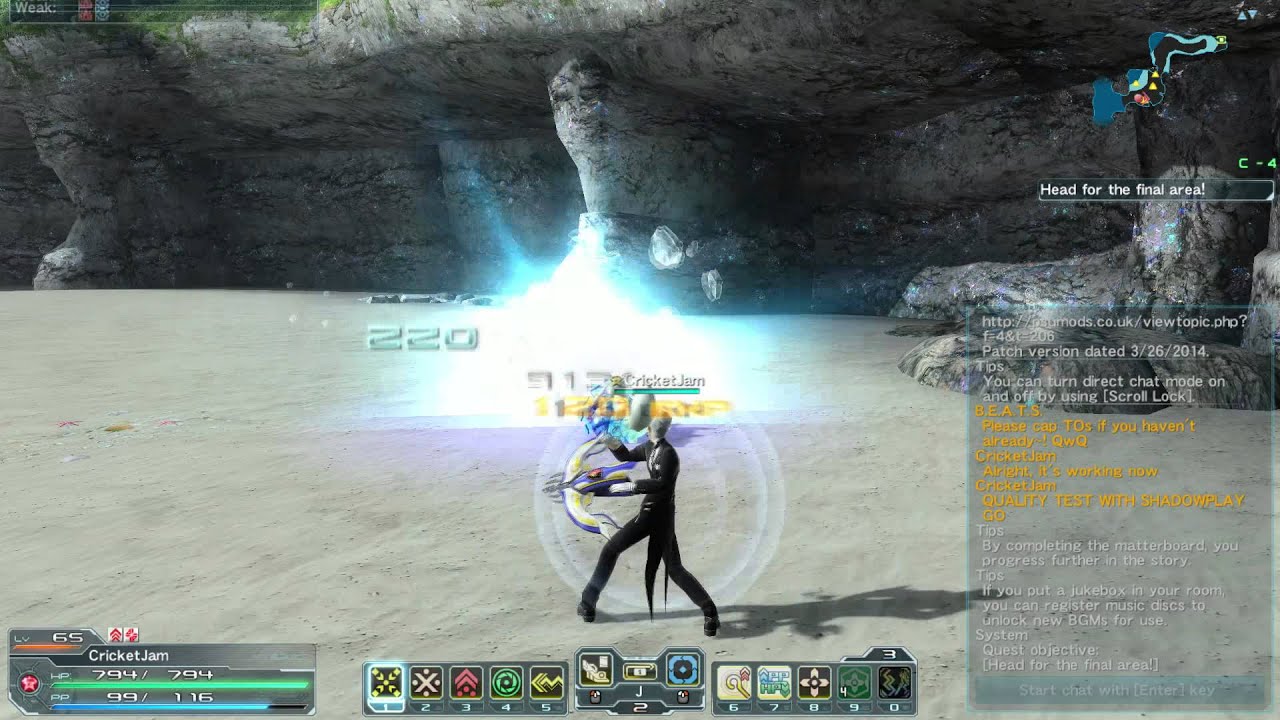 PSO2 - Quality Test 3.5 - YouTube