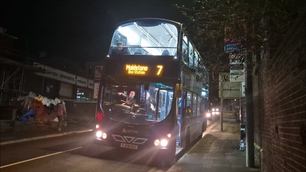 Arriva Kent & Surrey 6204 FJ58KXF Bus Route 7 | Volvo B9TL Wright ...