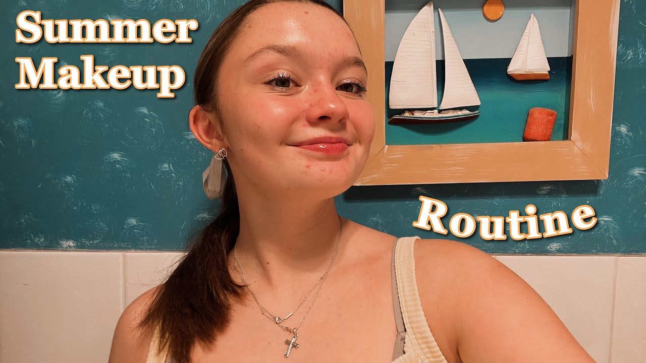 Summer Makeup Routine ☀️💄:ep9 Carissa diaries - YouTube