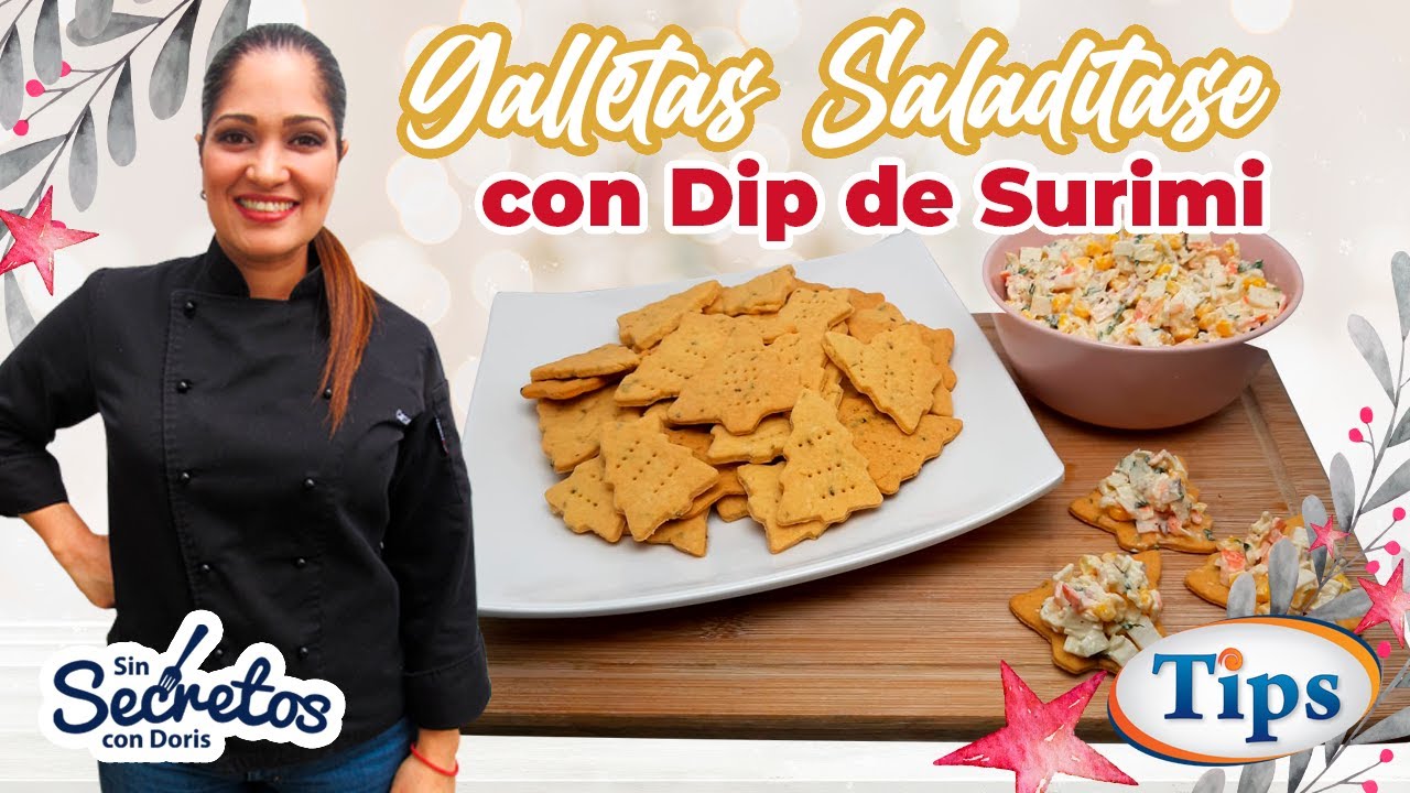 Galletas Saladitas con Dip de Surimi - YouTube