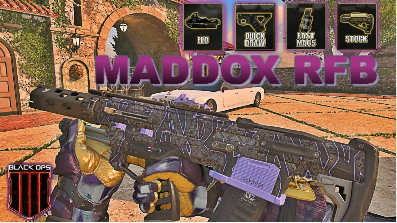 😲Como MEJORAR con la *MADDOX RFB* en CALL OF DUTY BLACK OPS 4 la mejor ...