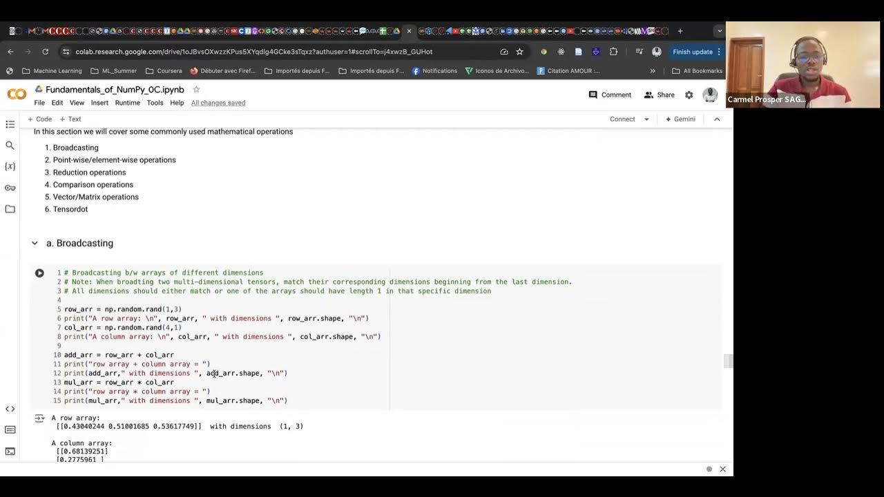 Fall 2024 Recitation 0C - Numpy Fundamentals Part 3 - YouTube