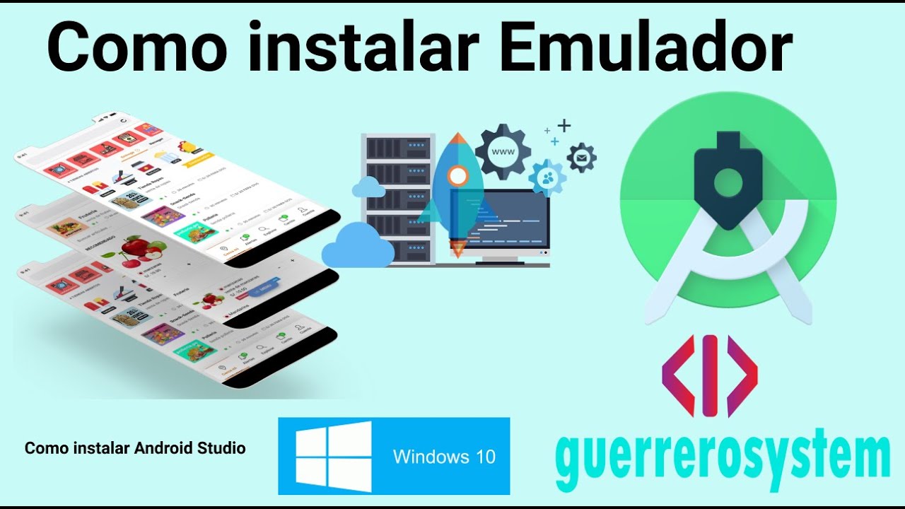 como instalar emulador en Android studio 2021 - YouTube