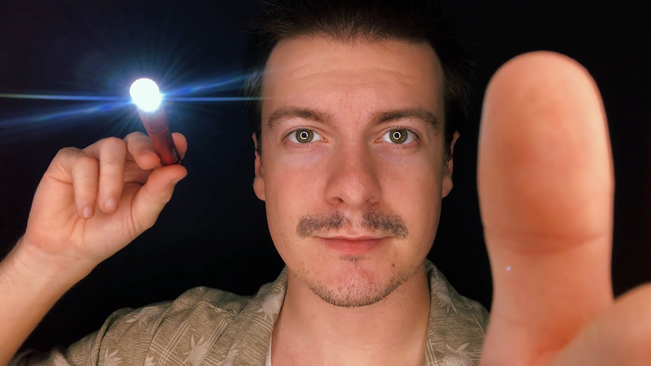 [ASMR] Yearly Eye Exam | Light Triggers | Scraped Video - YouTube