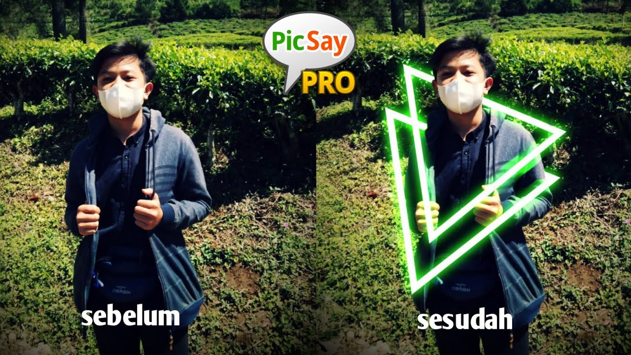 Tutorial Edit Foto Glowing Effect di picsay pro - YouTube