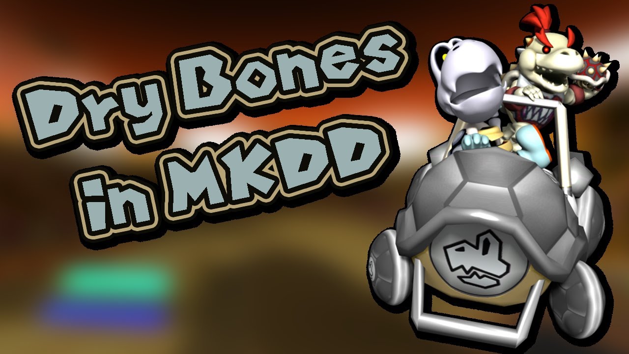 Dry Bones Mario Kart Wii
