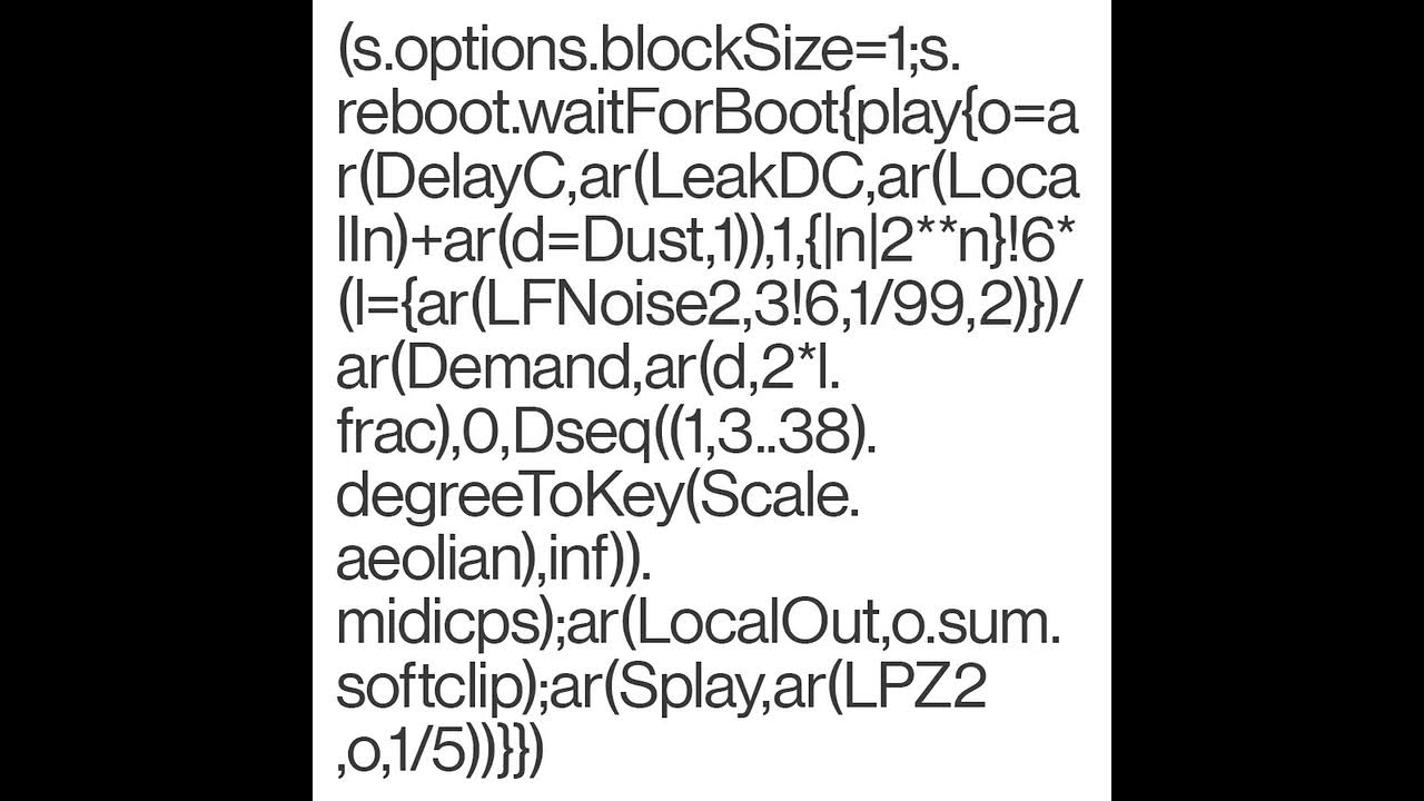 s.options.blockSize=1 - YouTube