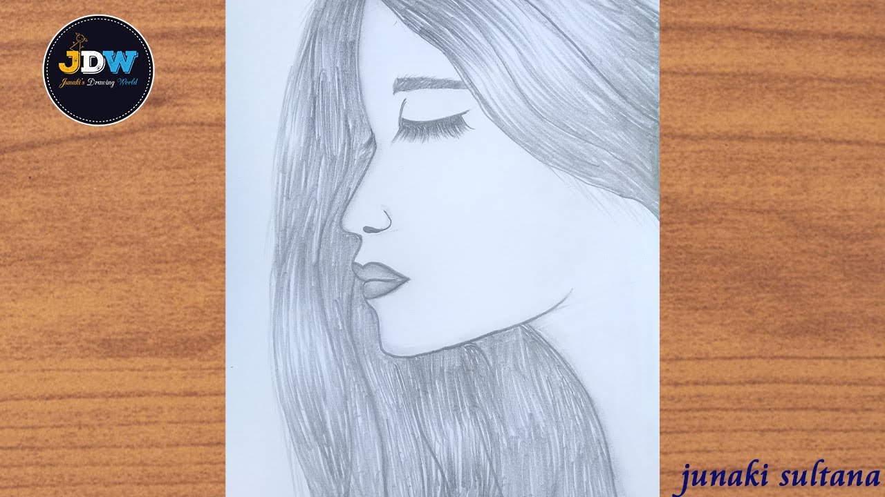 How To Draw a Sad Girl - Step By Step//Pencil Drawing ll Easy Drawing ...