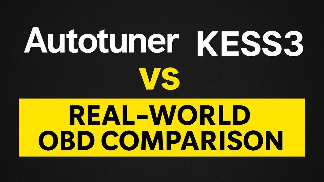 Alientech Kess 3 & Autotuner OBD direct comparison - YouTube