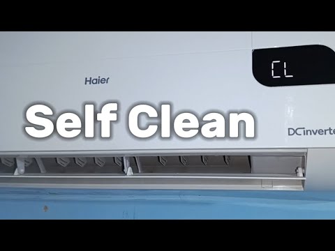 AC Servicing | Self Clean | Haier AC self clean option | সেলফ ক্লিনিং ...