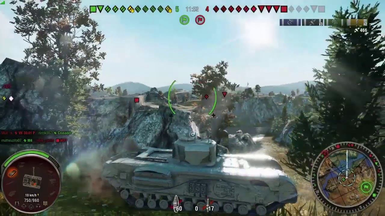 (World of Tanks gameplay) Closest game ever? - YouTube