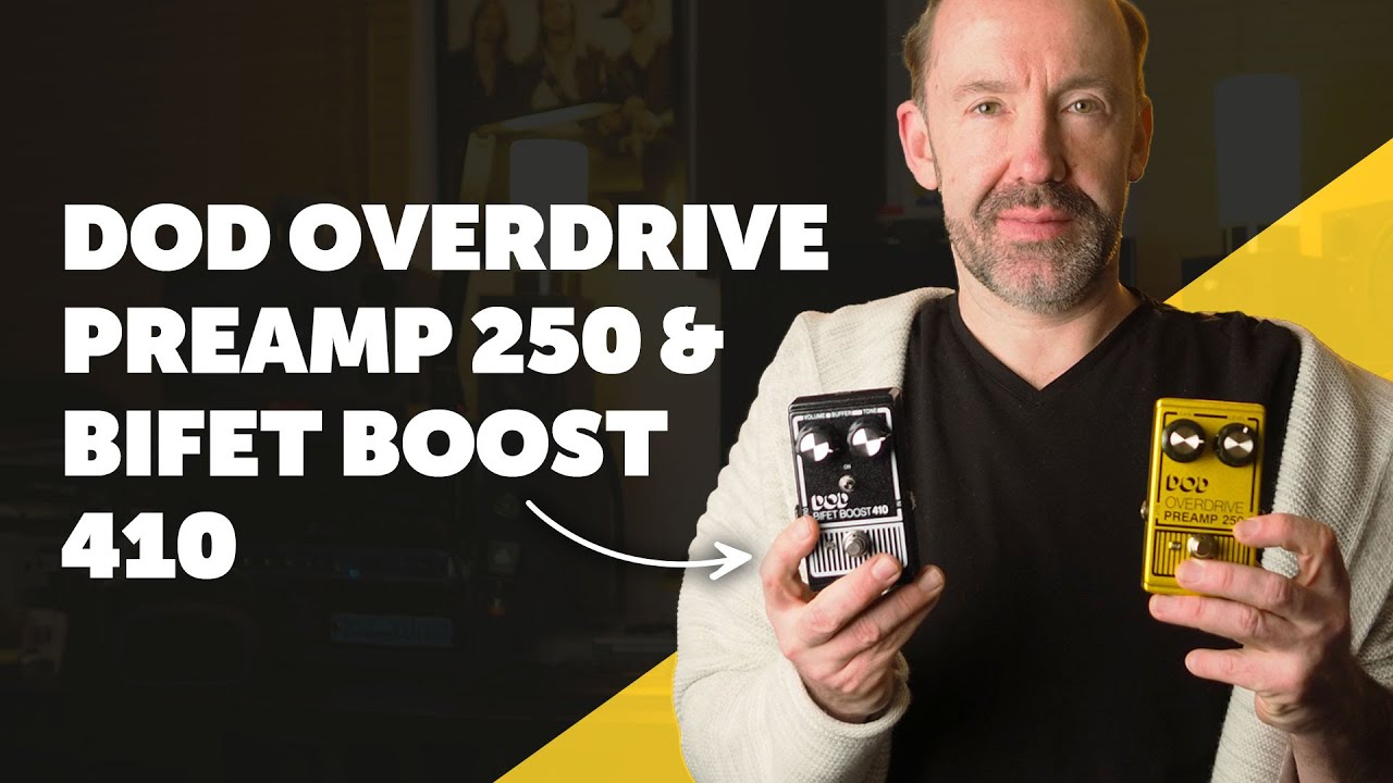 DOD Overdrive Preamp 250 & Bifet Boost 410 - Sound Demo - YouTube