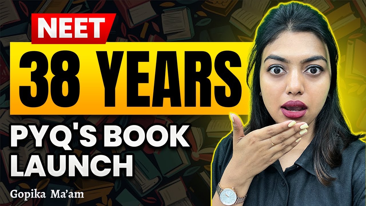 A New Approach to NEET Prep! 🚀 38 Years PYQ Book Launch | Gopika Mam ...